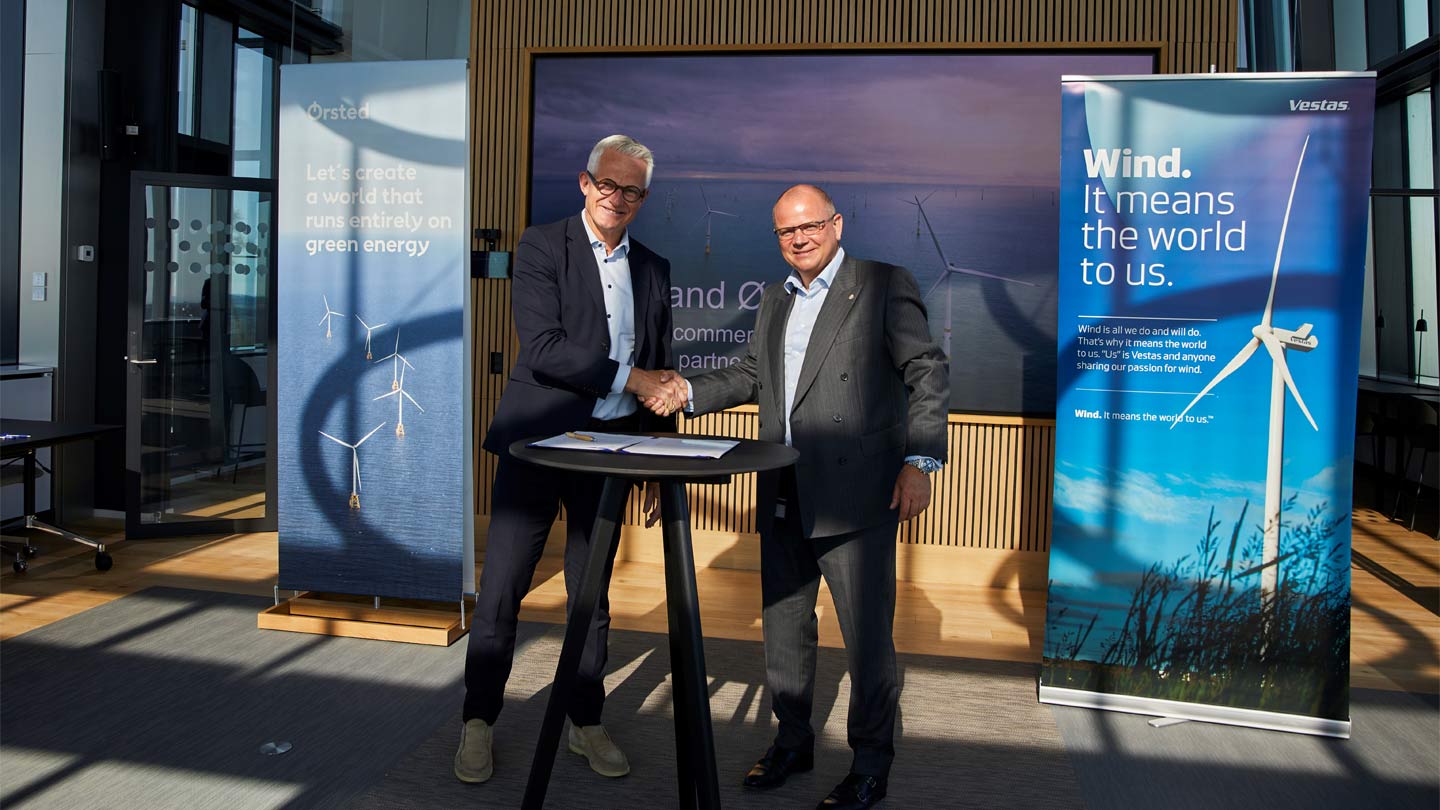 Orsted and Vestas in industry first pioneering partnership towards net ...