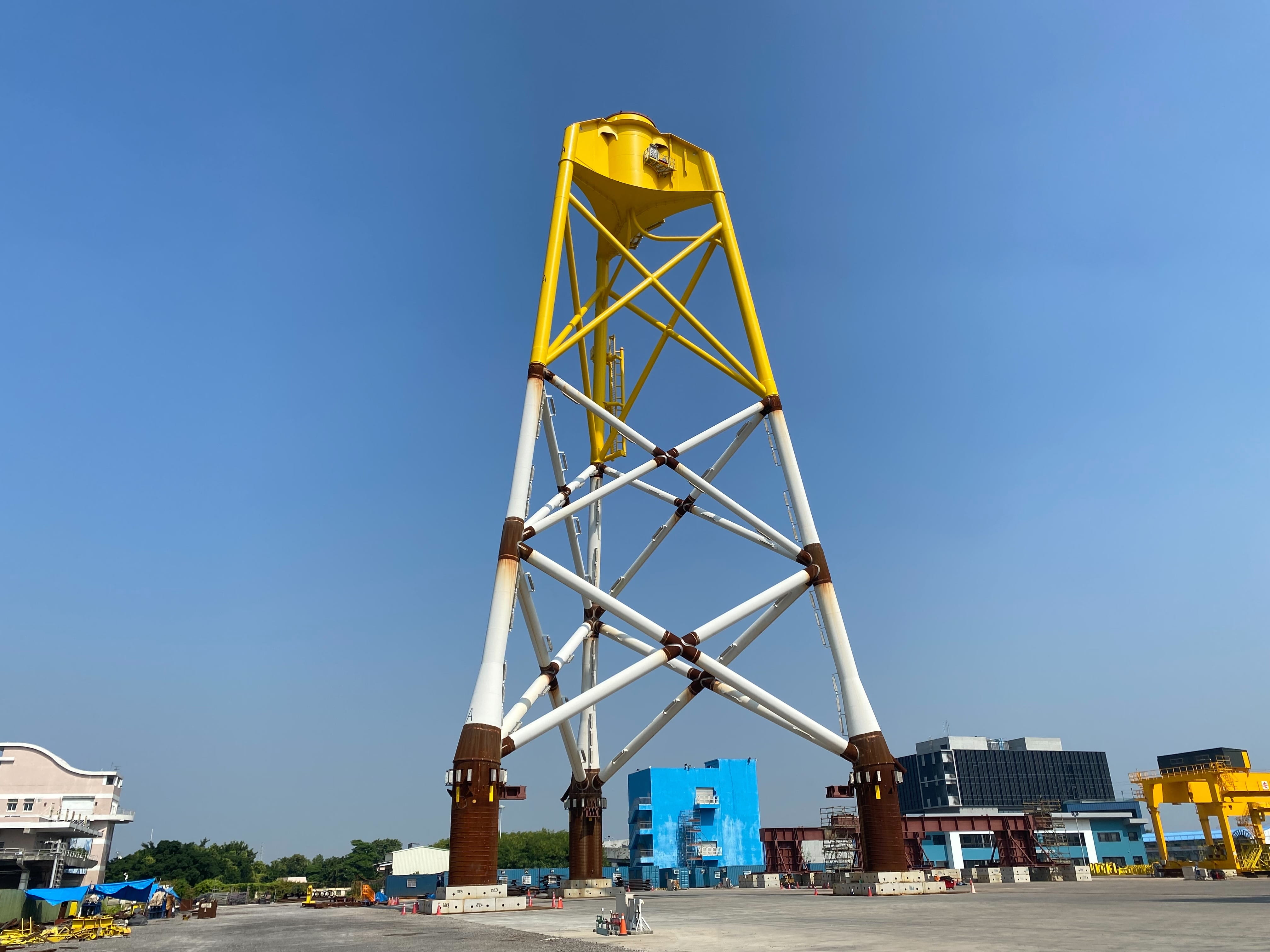 First 100% Taiwan-made jacket foundation completed for Greater Changhua ...