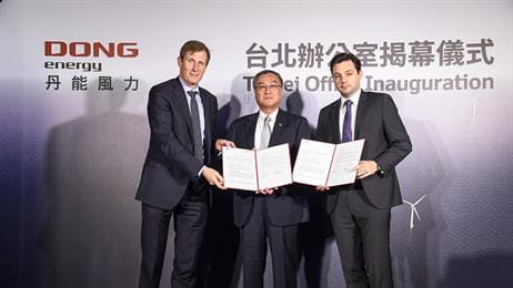 DONG Energy inaugurates Taiwan office