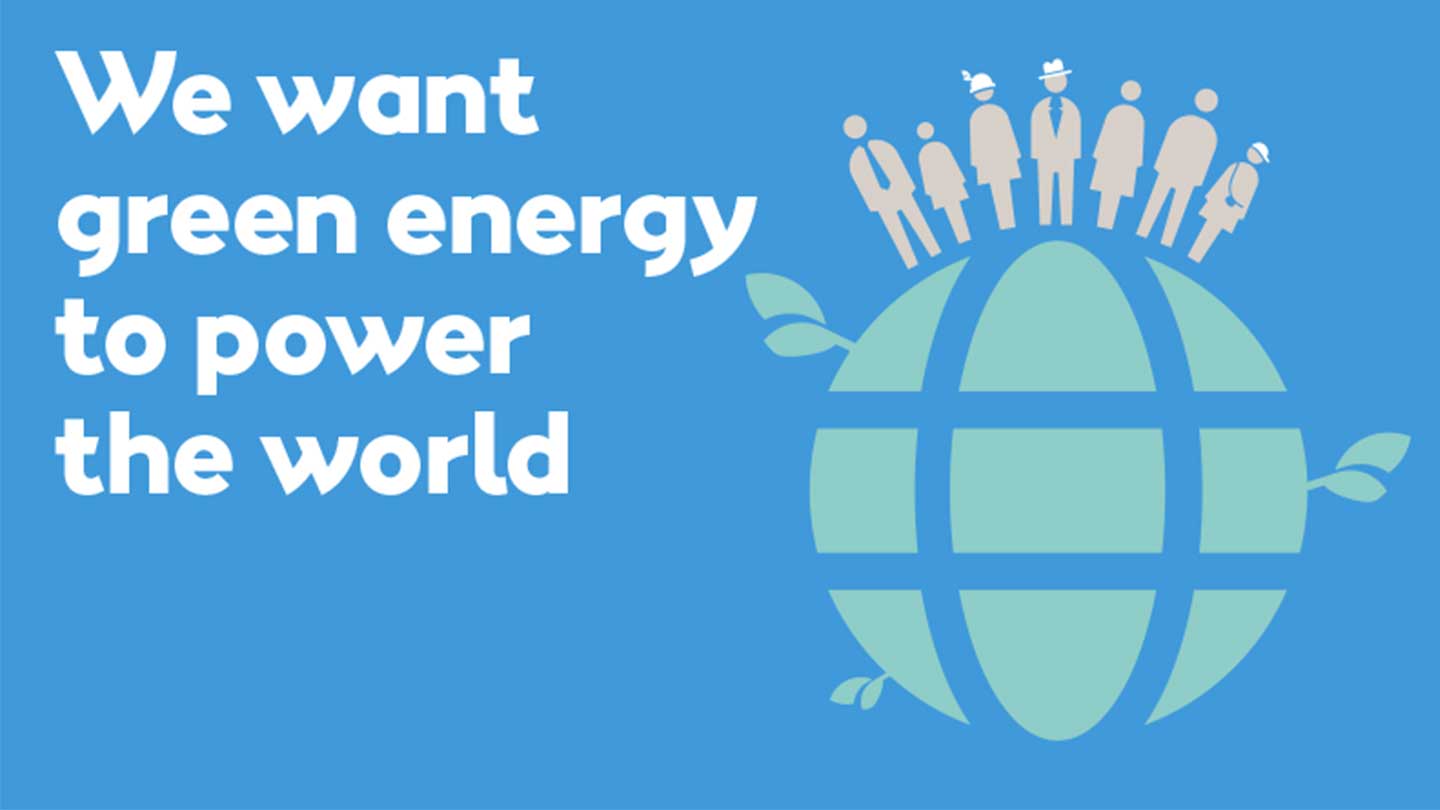 New survey shows strong global support for green energy